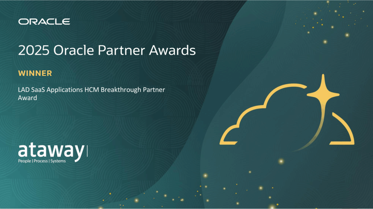 Ataway Wins the Oracle HCM Breakthrough Partner Award 2025